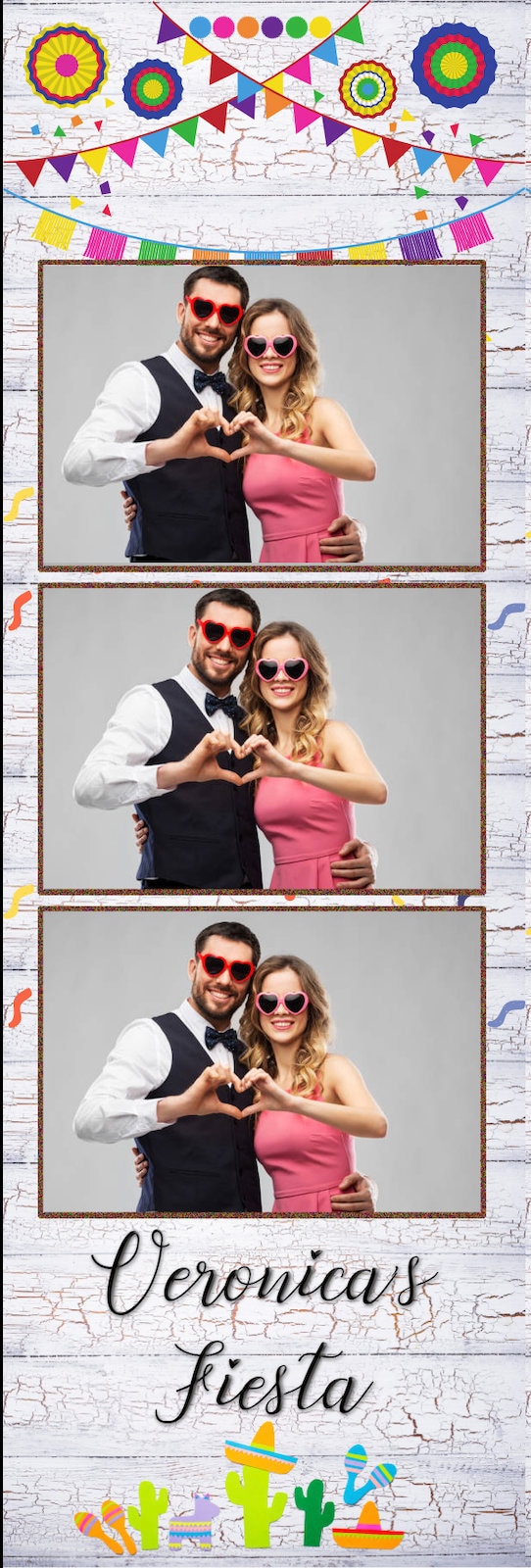 Fiesta Photo Booth Template, Mexican Fiesta Photo Booth Template, Photo ...