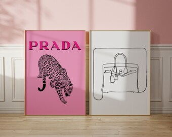 Luxury Fashion Poster, Modern Poster, Designer Wall Art, Luxury Fashion ...