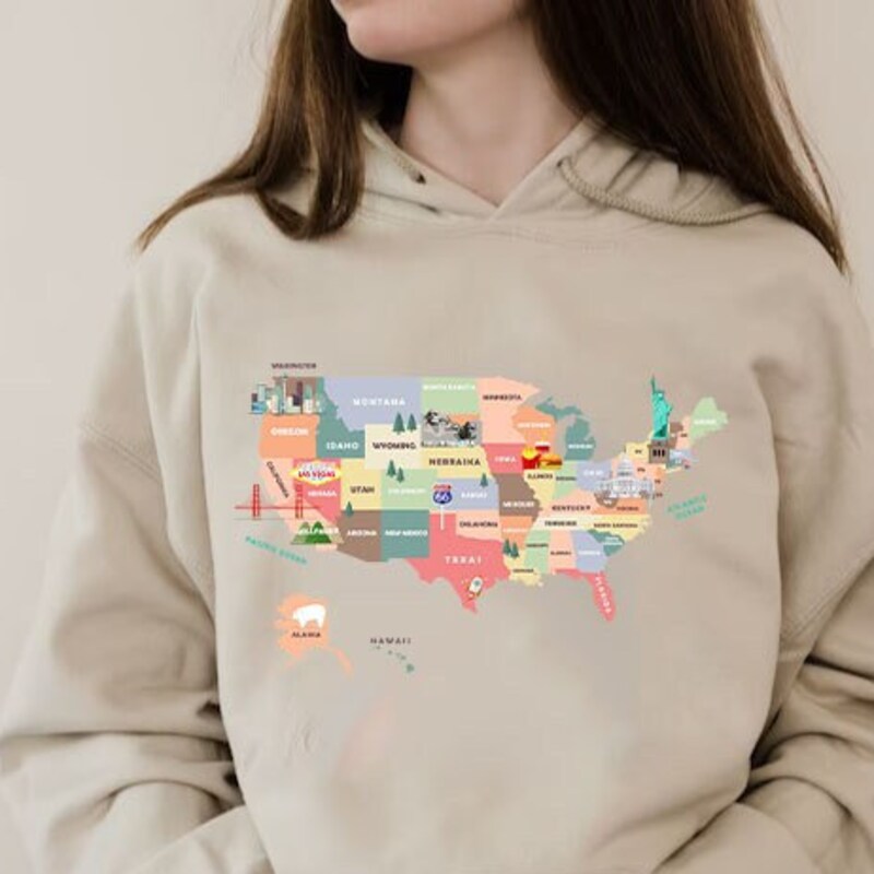 Road Map Shirt - Etsy