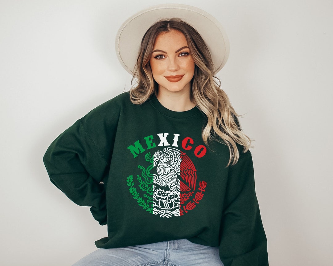 Mexico Sweatshirt, Mexico Coat of Arms Sweatshirt,mexican Pride ...