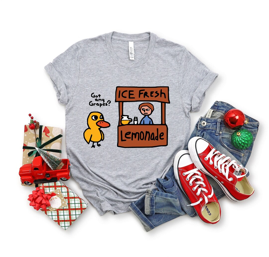 Ice Fresh Lemonade Got Any Grapes Duck Funny Gift Shırt,trendy Shirts ...