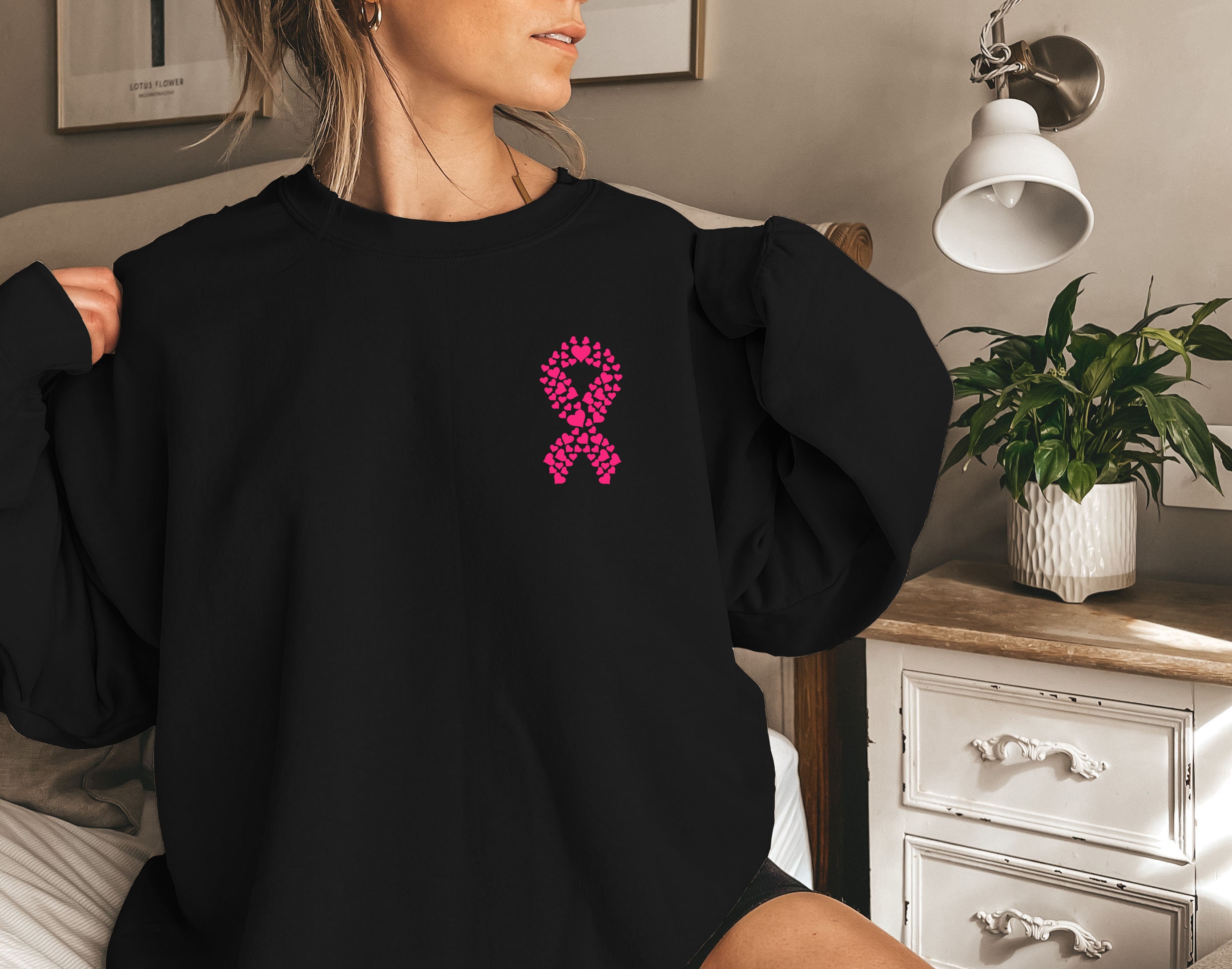 Breast Cancer Sweatshirt Breast Cancer Gifts Breast Cancer - Etsy