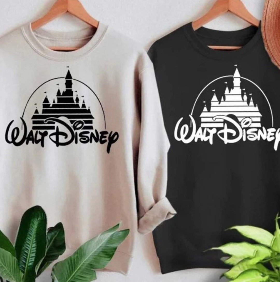 Walt Disney Sweatshirt Disney Castle Sweatshirt Disneyworld - Etsy