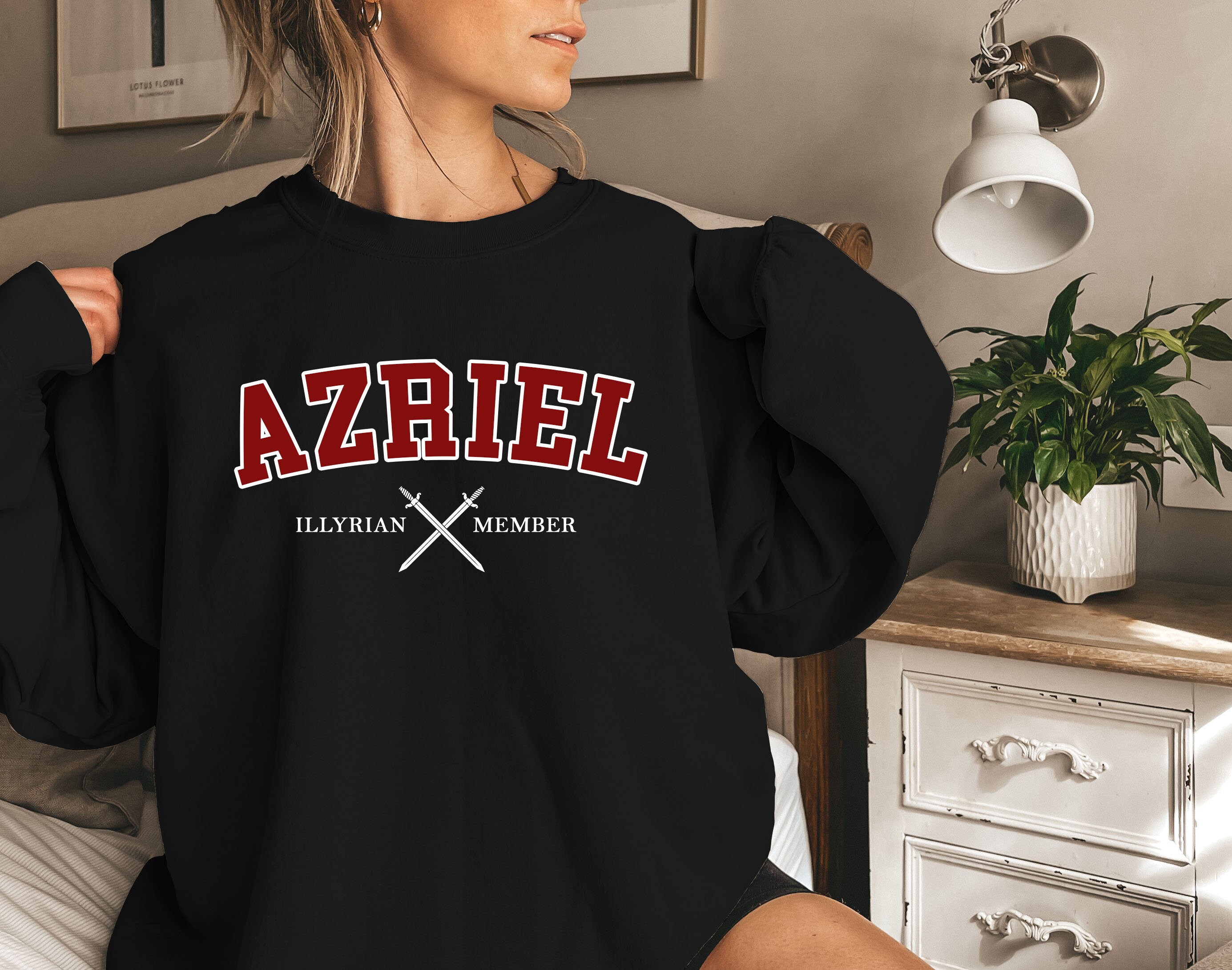 Azriel Shadowsinger ACOTAR Sweater, Rhysand Sweatshirt, Gwynriel Bat ...
