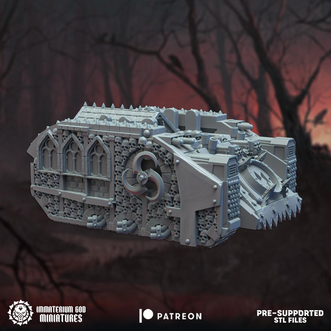 Crypt Bastion Tank - 12k Resolution - by Immaterium God - Etsy