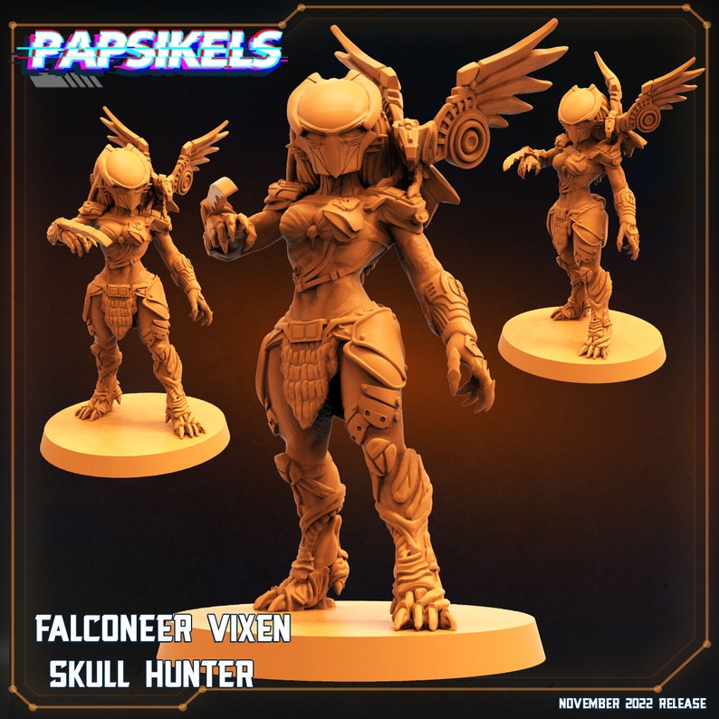 Falconeer Skull Hunters in 8K by Papsikels - Etsy