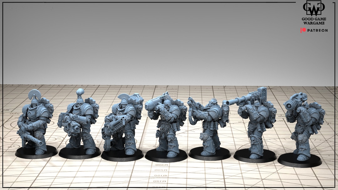 Tonantis Warriors in 12k Special Weapons Squad by GGW 7 Model Unit - Etsy