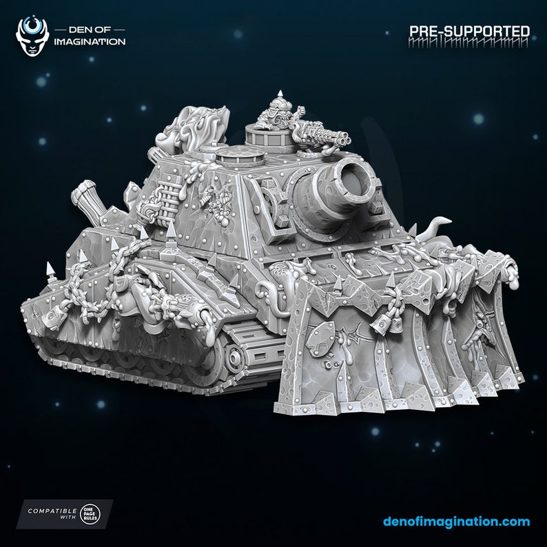 Plague Tank - in 8k - Designed by Den of Imagination - Etsy