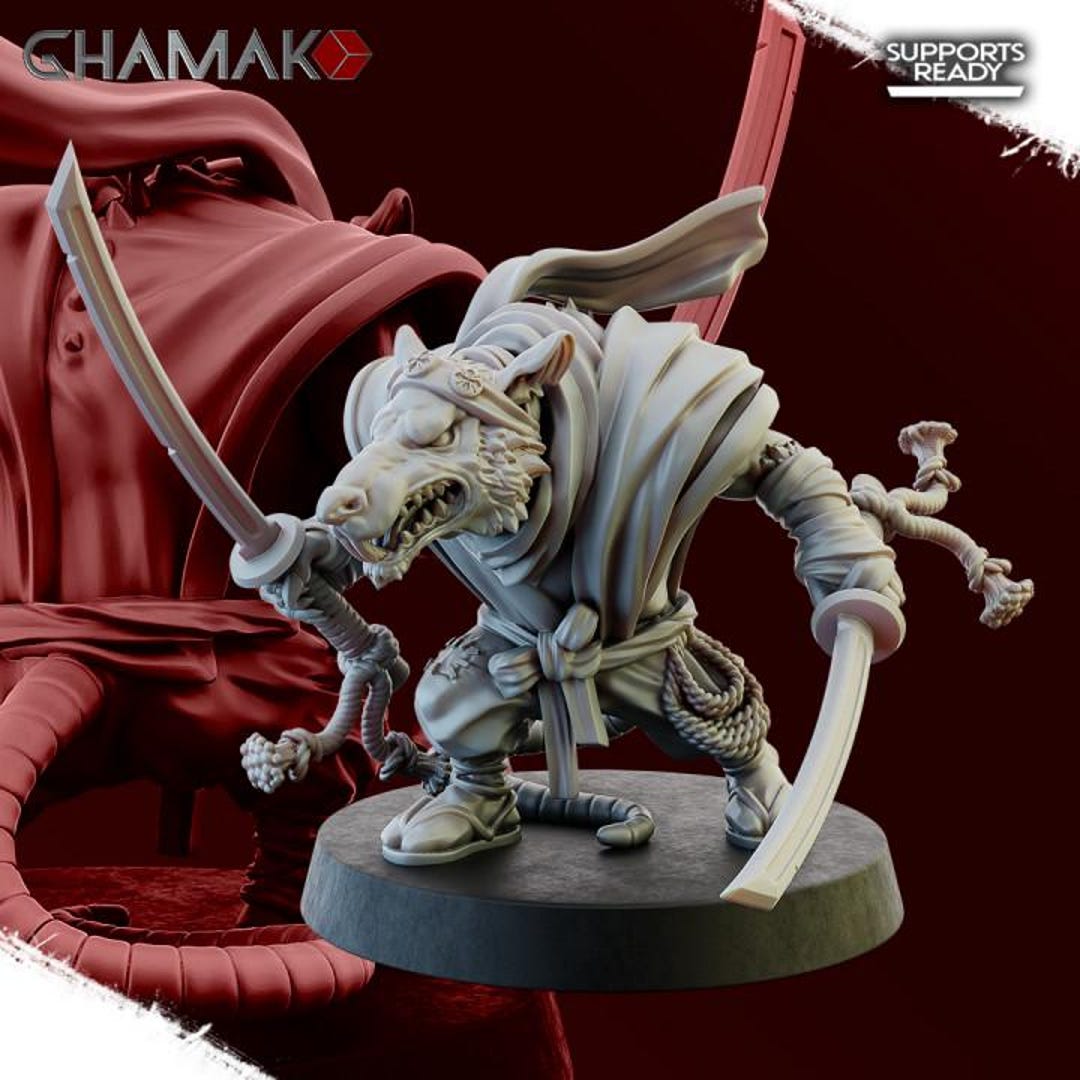 Ninja Rats - 10 Models - Designed by Ghamak - Etsy
