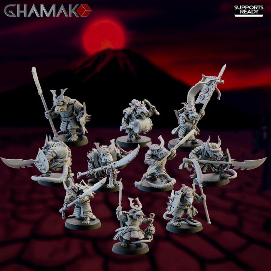 Ronin Warriors - 10 Models - Designed by Ghamak - Etsy