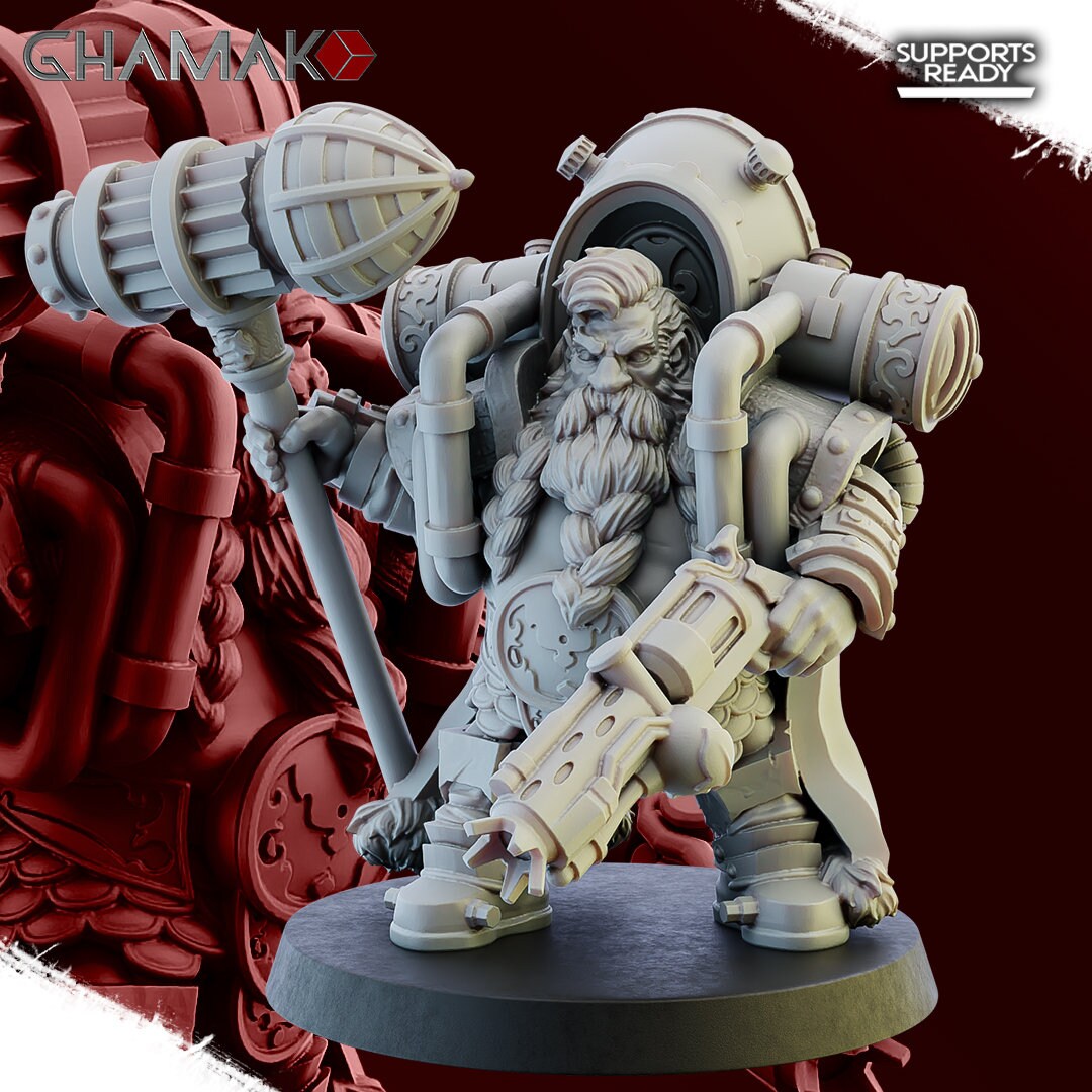 Admiral Runestrom by GHAMAK 32mm Dnd, Tabletop - Etsy