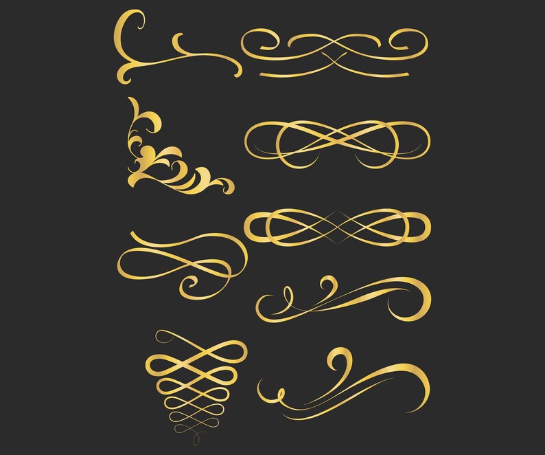 Frames SVG, Swirl Frames SVG, Frames Cut Files, Frames Silhouette ...