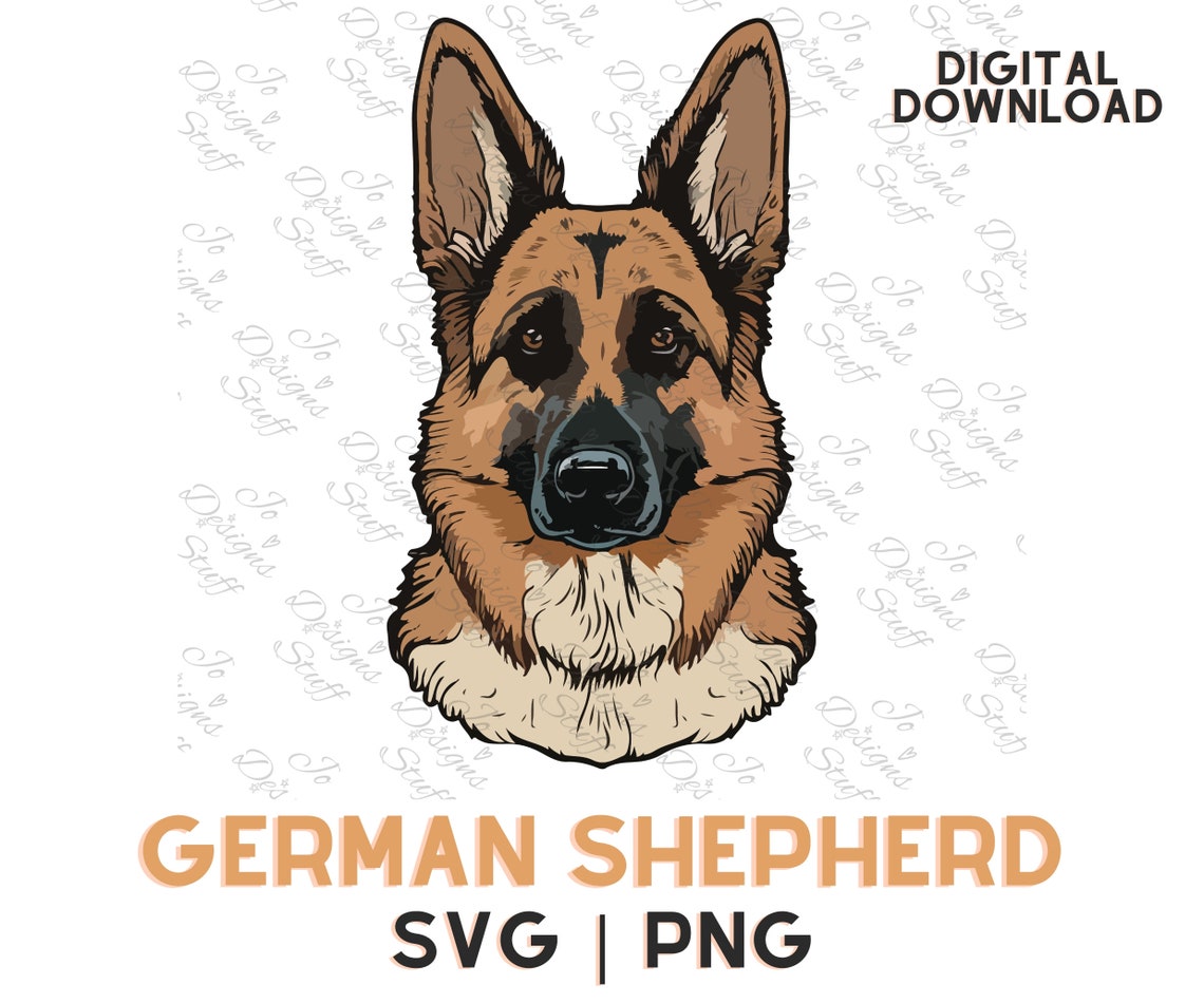 German Shepherd Svg, High Resolution German Shepherd Clipart, Cute Dog ...
