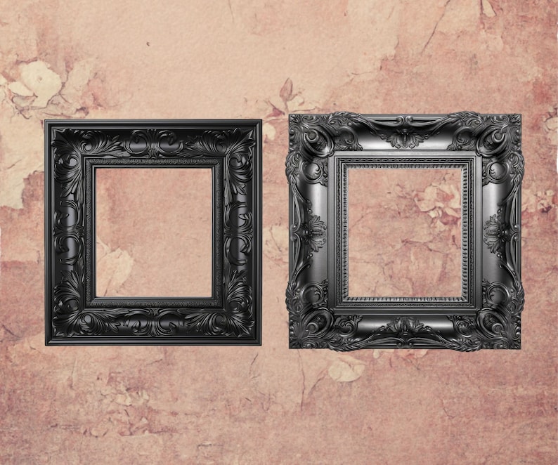 Antique Frames Clipart Printable Elegant Frames, Junk Journal, Scrapbook, Collage, DIY ...