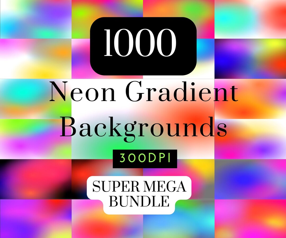 Gradient Backgrounds for Web Design, 1000 Colorful Jpg UI UX Assets ...
