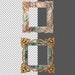 Marble Texture Frames Clipart - Printable Elegant Frames, Junk Journal ...