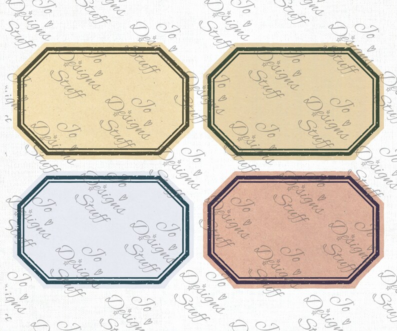 Vintage Labels, Printable High Resolution Paper Texture Vintage Labels ...