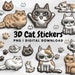 3D Digital Notebook Stickers Png, 45 Colorful and Cute Goodnotes ...