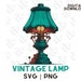 Victorian Lamp SVG - Vintage, Elegant, Fancy Design, Transparent ...