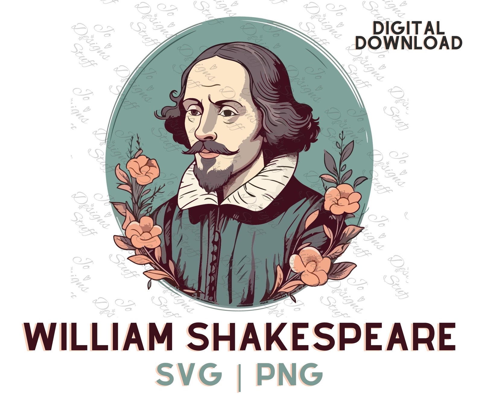 William Shakespeare Svg Png, Cartoon William Shakespeare Clipart Vector ...