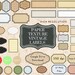 Vintage Labels, Printable High Resolution Paper Texture Vintage Labels ...