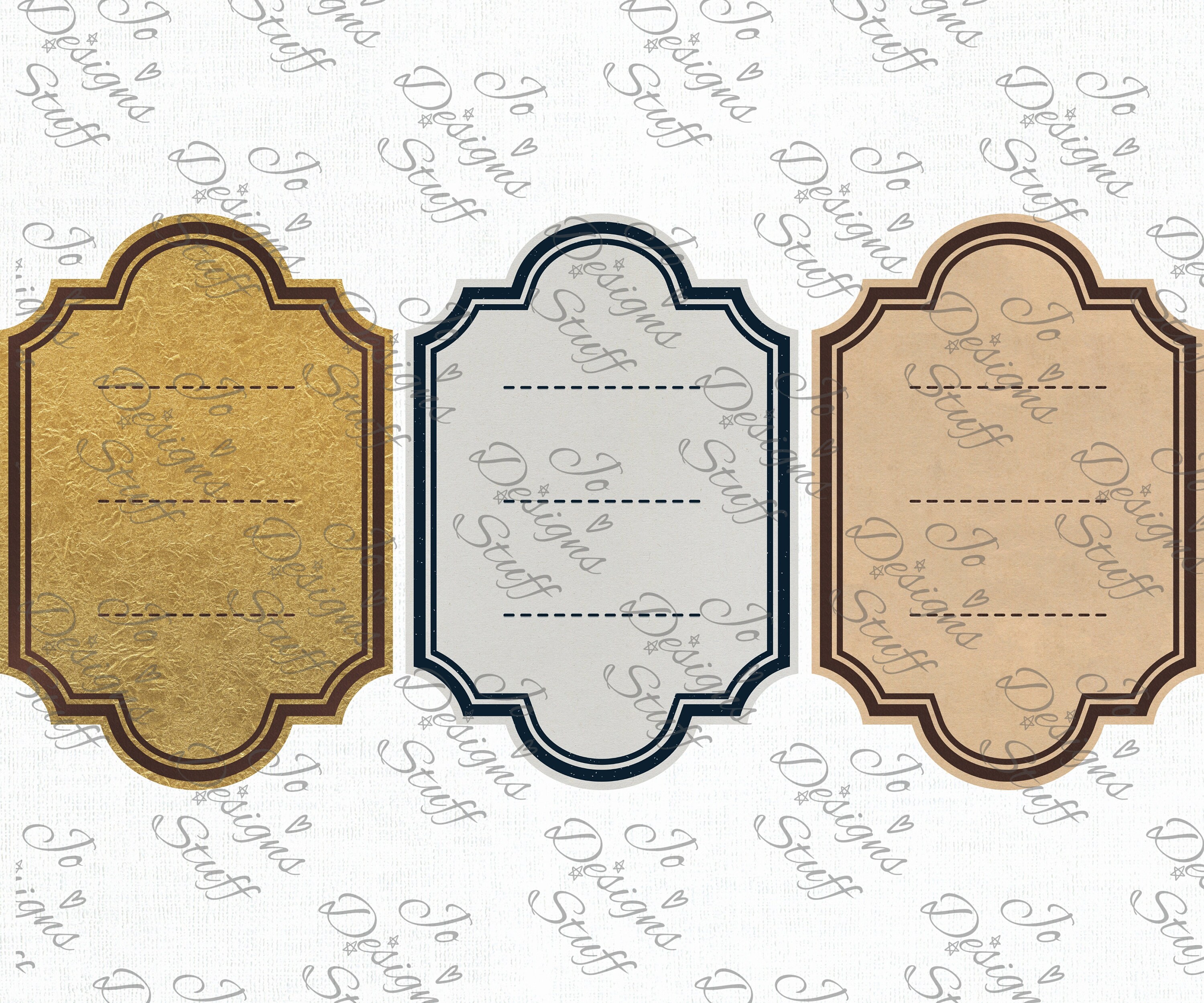 Vintage Labels, Printable High Resolution Paper Texture Vintage Labels ...