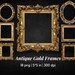 Antique Gold Frames - Digital Downloads, Junk Journal, Scrapbook ...
