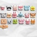 3D Animal Stickers for Digital Notebooks, 52 Colorful Realistic Cute ...