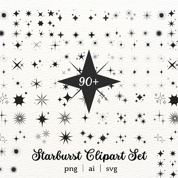 Starburst Svg - Etsy