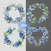 Blueberry Watercolor Clipart, Decorative Frame, Line, Leaf, Fruit ...