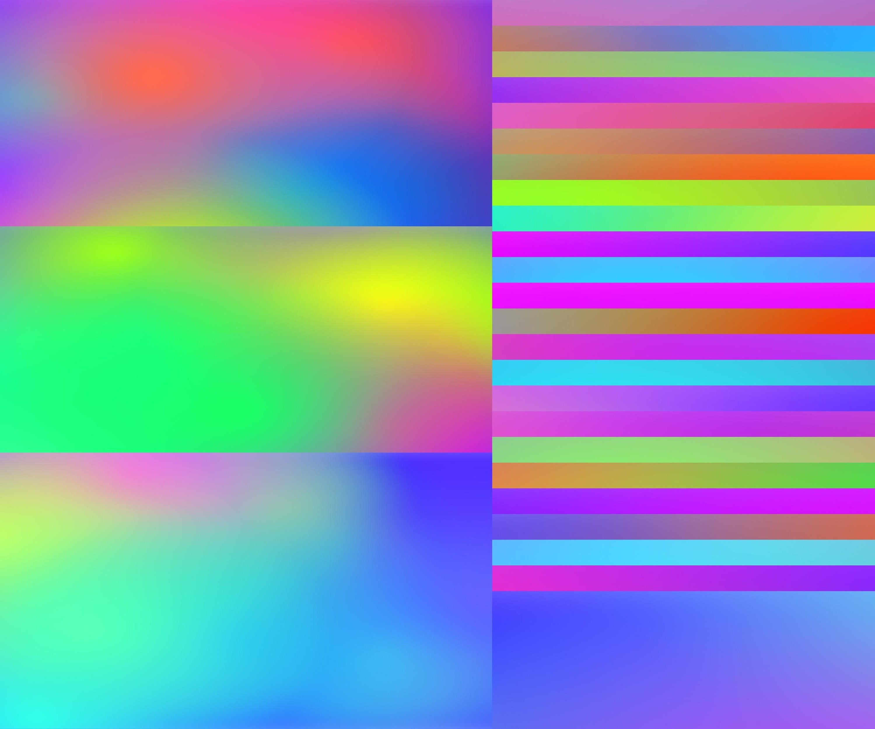 1000 Gradient Digital Papers MEGA Bundle - Jpg, 300 Dpi, Colorful ...