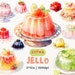Jello Cliparts, Cute Jelly Clipart,watercolor Jello,floral Jello,herbal ...