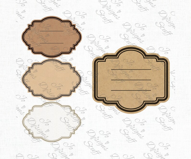 Vintage Labels, Printable High Resolution Paper Texture Vintage Labels ...