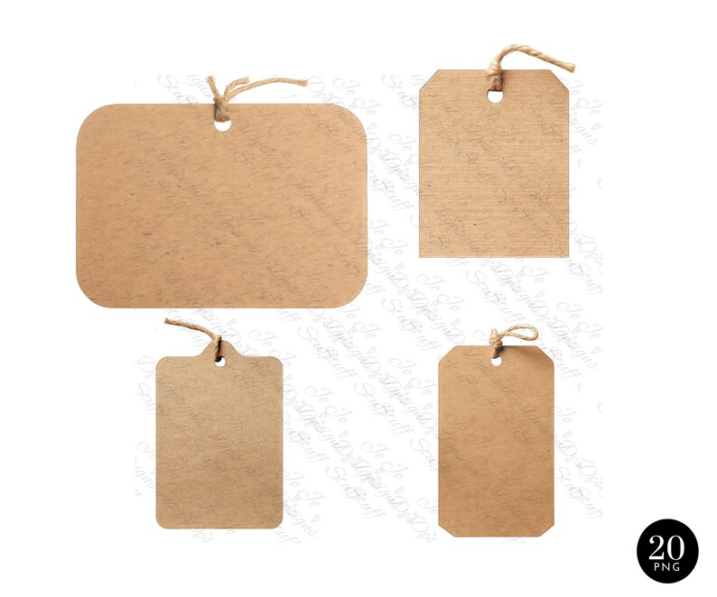 Vintage Tags, Printable Blank Paper Texture Craft Paper Tags, Collage ...