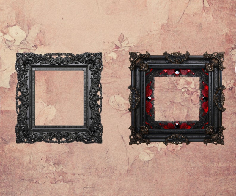 Antique Frames Clipart Printable Elegant Frames, Junk Journal, Scrapbook, Collage, DIY ...