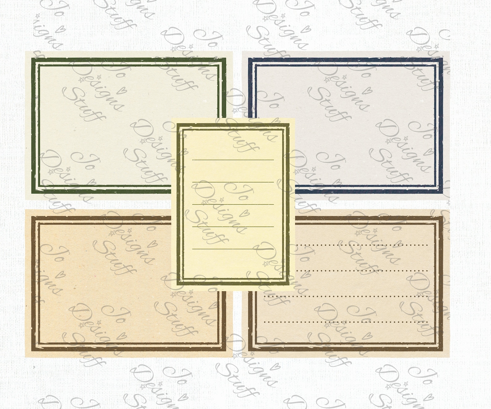 Vintage Labels, Printable High Resolution Paper Texture Vintage Labels ...