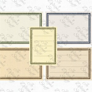 Vintage Labels, Printable High Resolution Paper Texture Vintage Labels ...