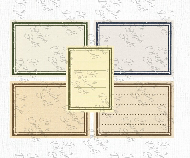 Vintage Labels, Printable High Resolution Paper Texture Vintage Labels ...