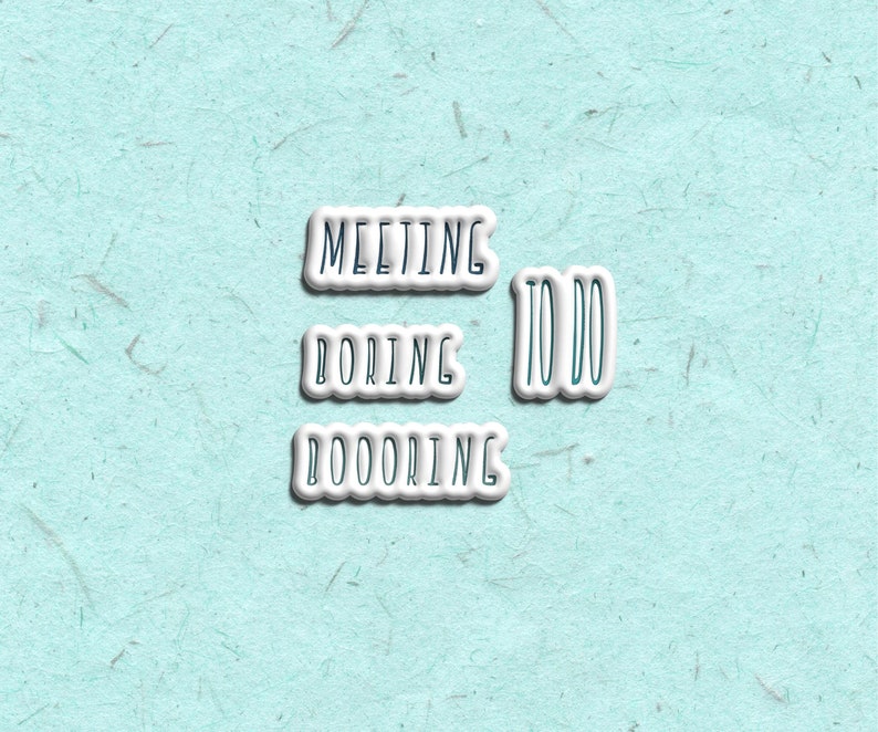 3D Inspirational Quotes Png Stickers for Digital Notebooks, 20 Colorful ...