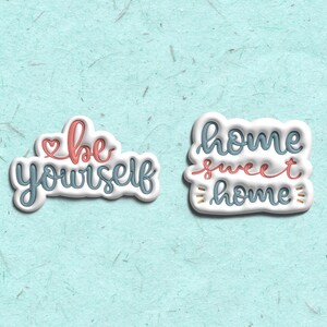 3D Inspirational Quotes Png Stickers for Digital Notebooks, 20 Colorful ...