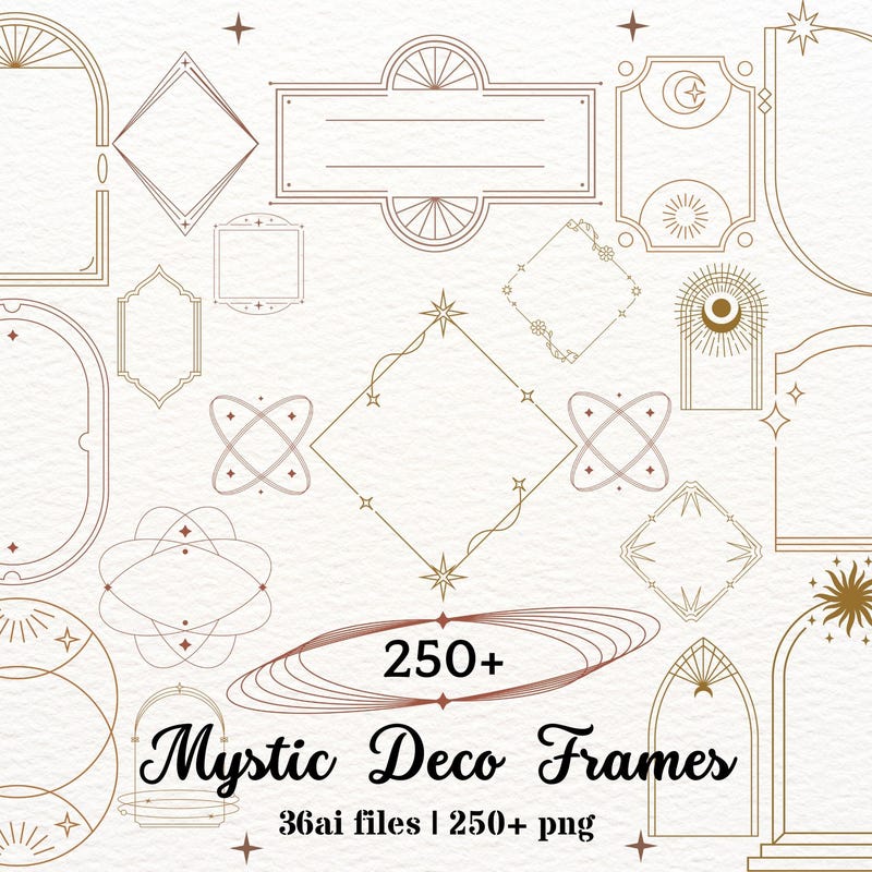 Celestial Stickers No Ai - Etsy