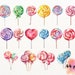 Candy Clipart Collection, Watercolor Candy Variety Pack, Gummy Bears ...