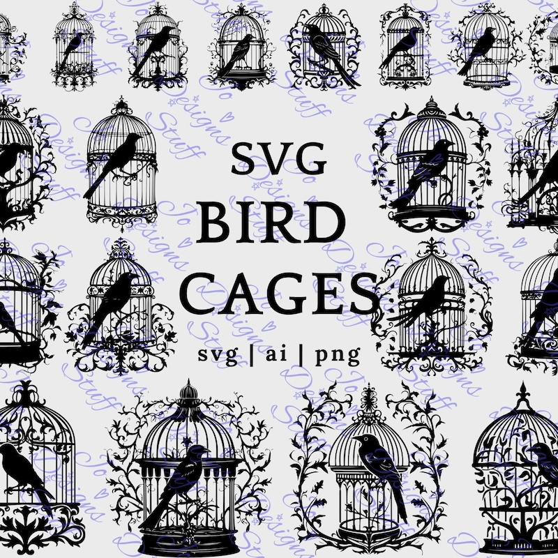 Bird Cage With Raven - Etsy