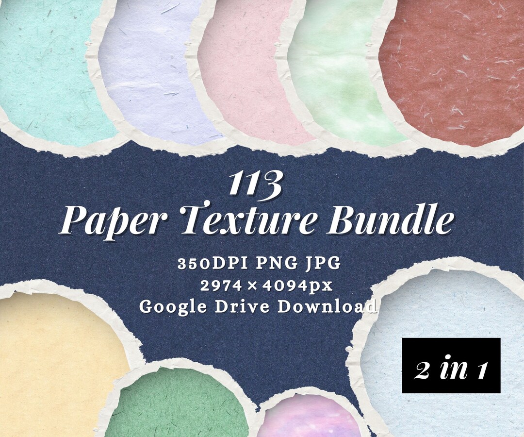 Textured Digital Paper Bundle Soft and Rough Kraft Paper Backgrounds ...