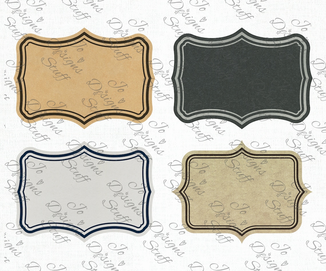 Vintage Labels, Printable High Resolution Paper Texture Vintage Labels ...