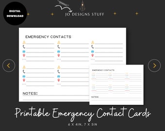 Home Contact Card - Etsy