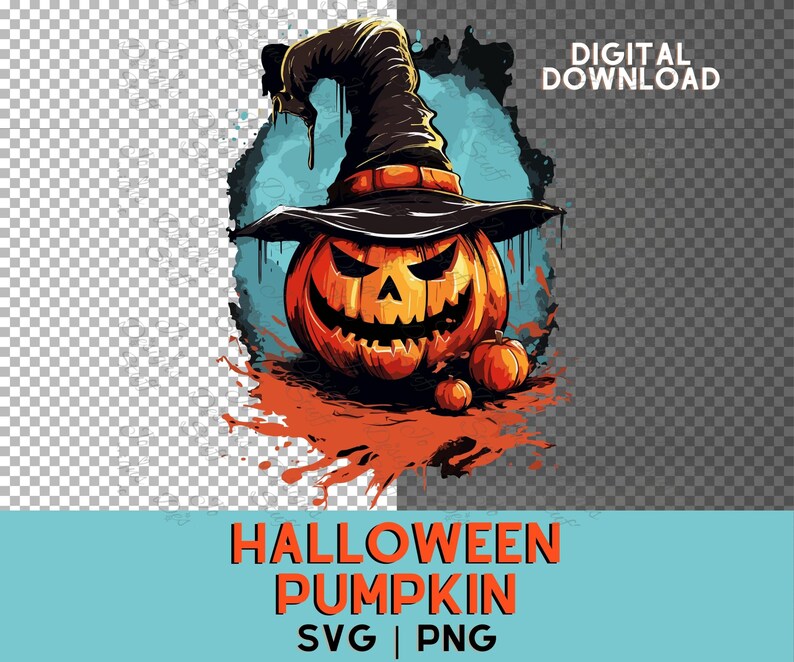 Jack O Lantern Svg, Halloween Pumpkin Clipart , Spooky Pumpkin Png ...