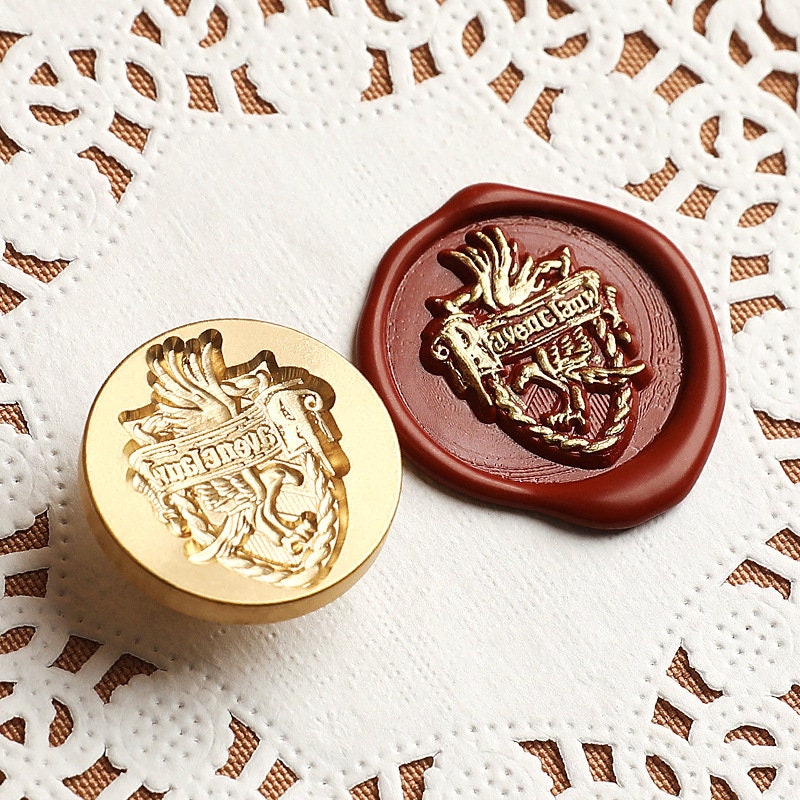 Wax Seal Stamp HP Houses Themed 1 Piece Embossed Stamp, Fire Paint Seal ...