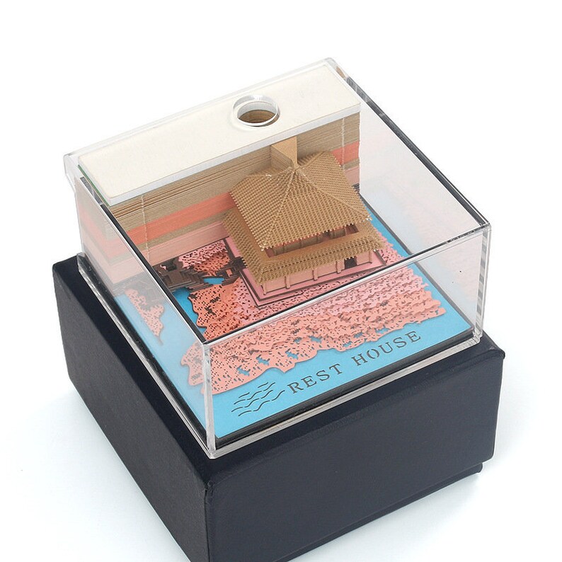 Beautiful 3D Note Book Paper Novelty Creative Gift, Carving Castle ...