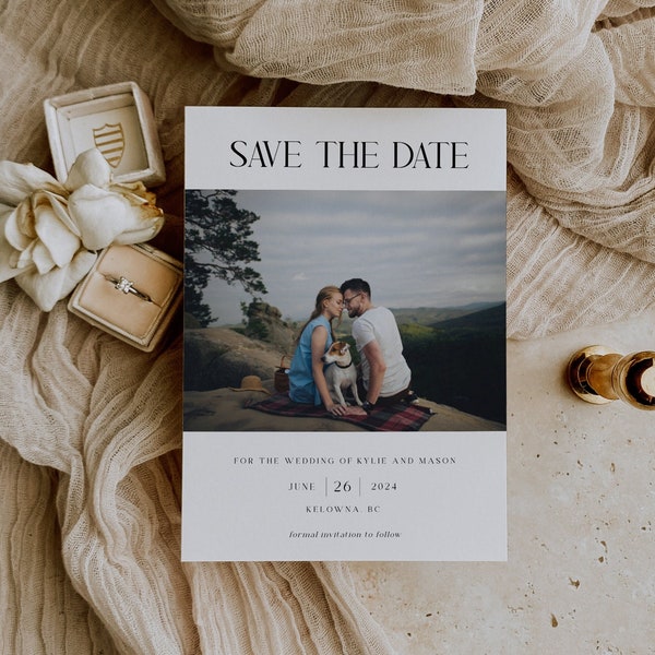 Simple Save the Date - Etsy